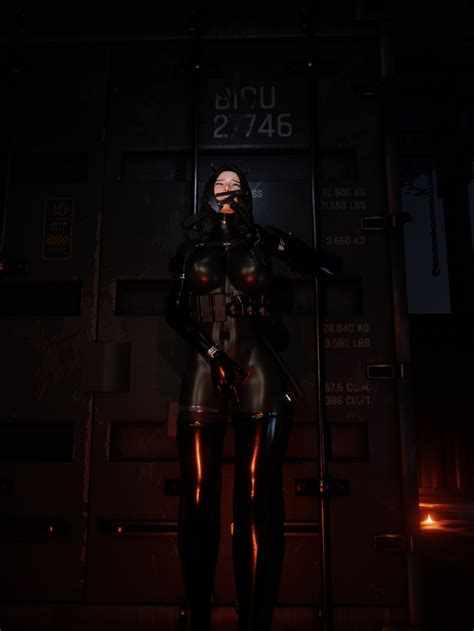 Rule 34 1girls 3d Arm Band Axe Black Bodysuit Black Hair Black Headwear Black Horns Black Mask