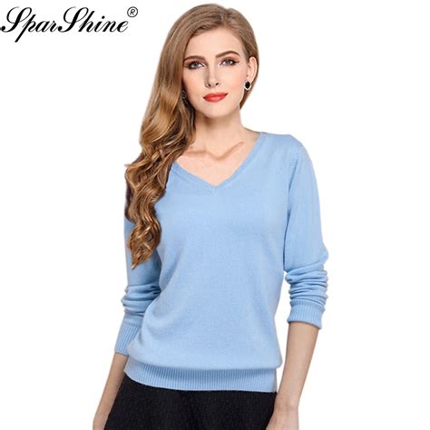 Knitted Cashmere Sweater Women New 2017 Autumn Spring Fashion Women