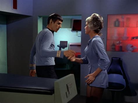 Spockchapel The Naked Time Episode 1x04 Spockandchristine Chapel