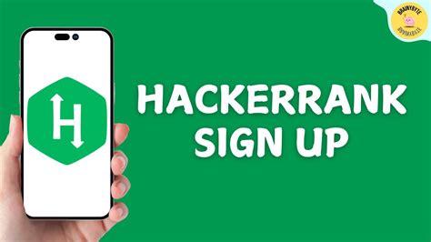 Hackerrank Sign Up How To Create A Hackerrank Account Youtube