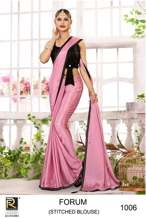Ranjna Forum Saree Sari Wholesale Catalog 6 Pcs