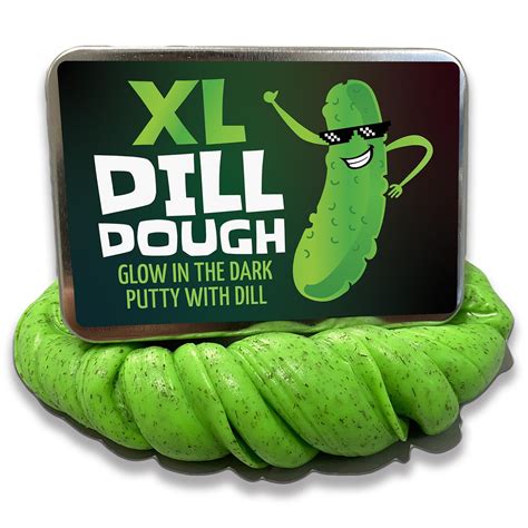 Xl Dill Dough Putty Cool Dill Pickle Design Stress