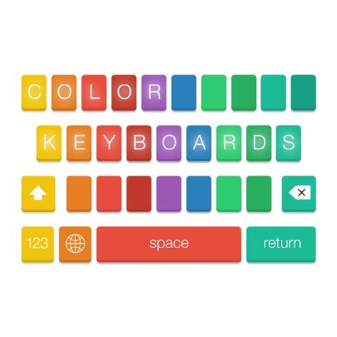 Color Keyboards For IOS 8 By NuVex LLC