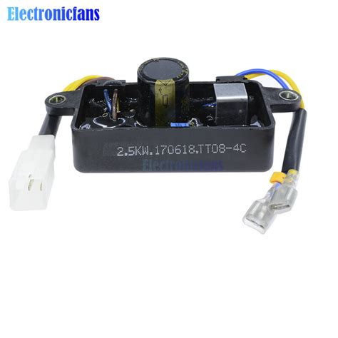 AVR regulador de voltaje monofásico rectificador para generador de gasolina y kW de kW
