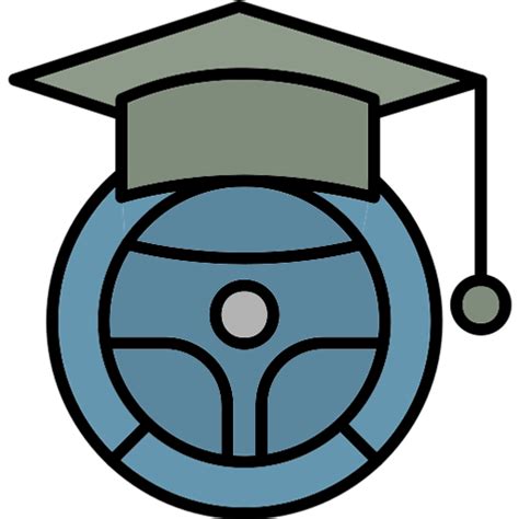 Driving School Lessons Adults Lesson Educational Icon Download