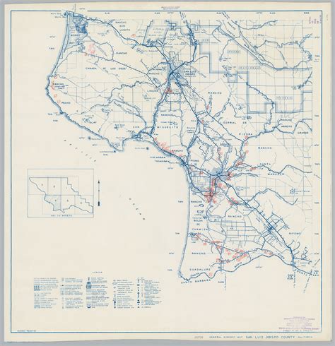 General Highway Map San Luis Obispo County Calif Sheet 4