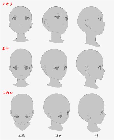 [スタッフコラム]フカン？アオリ？斜め？初心者の方必見！顔の角度を描き分けるコツ教えちゃいます！ At Strix Art Manga