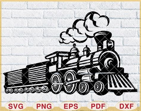 Train Svg Steam Engine Svg Vintage Train Svg Old Train Svg Classic