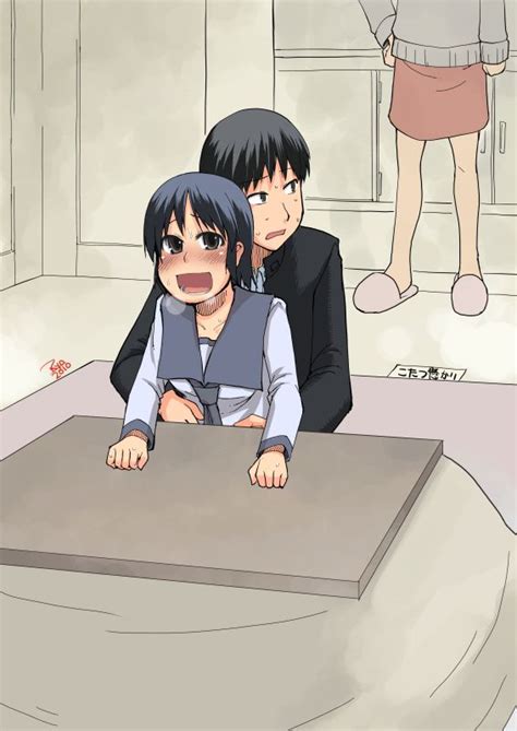 Rule 34 Black Hair Blush Breasts Caught Clothed Sex Covert Sex Cowgirl Position Empty Eyes