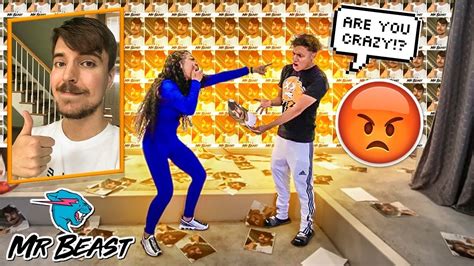 They Filled My House With Pictures Of Mrbeast Prank Youtube