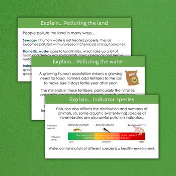 Land And Water Pollution Distance Learning GCSE By CMGs Science Lessons