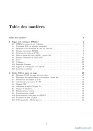 Pdf Programmation Web Html Css Cours Et Formation Gratuit