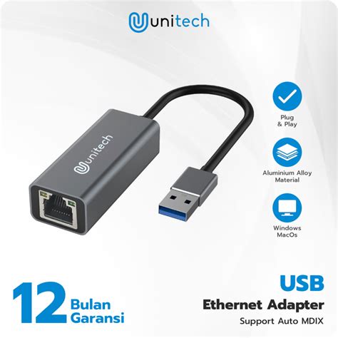 Unitech Ethernet Adapter Type A Unitech Indonesia