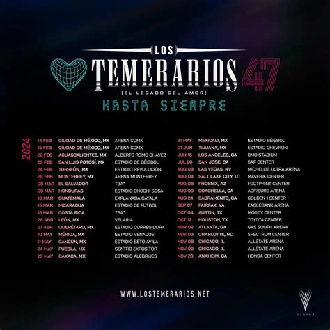 Los Temerarios anuncian su separación acompañada de su gira del adiós
