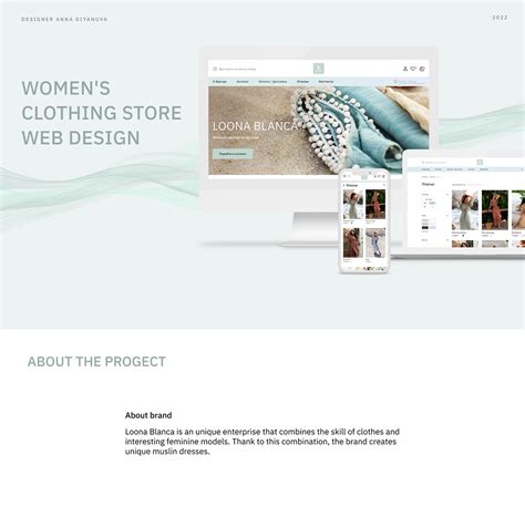 Womens Clothing Store Web Design On Behance