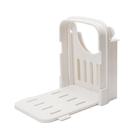 Badu Bg Сгъваема машина за нарязване на хляб Регулируем водач за рязане на хляб за домашен хляб