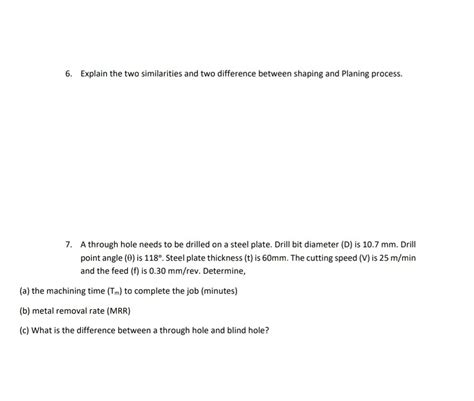solved 6 explain the two similarities and two difference