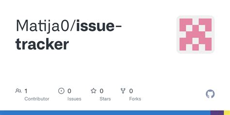 Github Matija0issue Tracker
