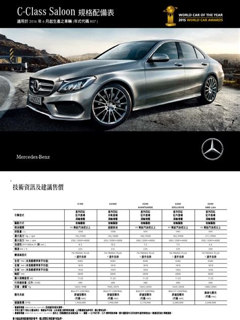 C Class Saloon Pdf