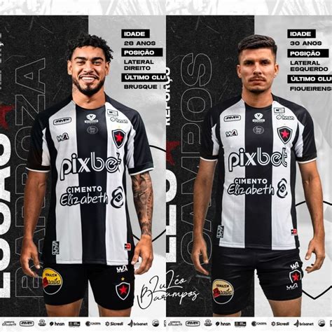 Botafogo Pb Anuncia Contratações De Dois Laterais Para A Temporada 2023