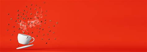 떠 다니는 도자기 커피 컵 비행 콩 폭발 3d 렌더링 뜨거운 신선한 양조 에스프레소 음료 광고 템플릿입니다 3차원 형태에 대한 스톡 사진 및 기타 이미지 Istock