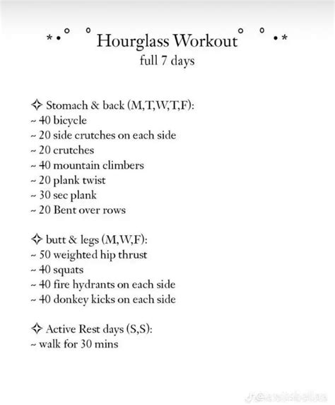 Pinterest Quick Workout Routine Summer Body Workout Plan Hourglass