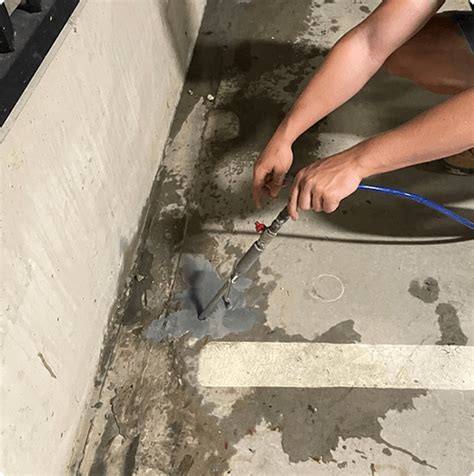 Injectable Waterproofing Solutions Stop And Seal
