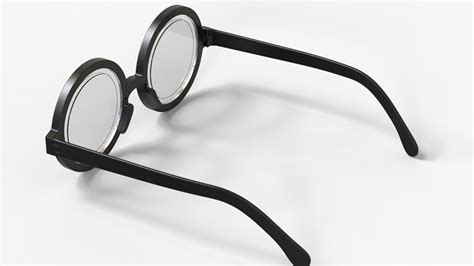 Nerd Geek Round Eyeglasses 3d Model 29 C4d Max Fbx Obj Free3d
