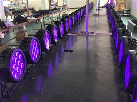 Pcs With Case Wifi Control Battery X W Rgbwa Uv In Par Outdoor Led Par Wireless Ip