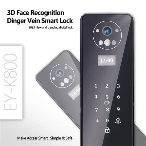 Eseye 3d Face Wifi Biometric Fingerprint Fully Automatic Smart Lock