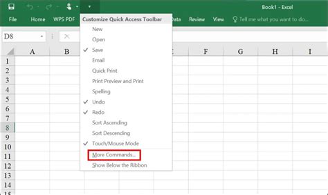 Quick Access Toolbar Cách ẩn hiện di chuyển từ A Z
