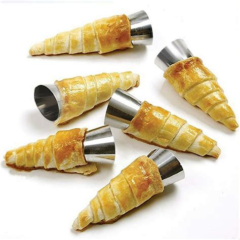 Shyuyusa Cream Tubes Model Large Stainless Steel Cannoli Forms Non
