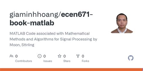 Github Giaminhhoangecen671 Book Matlab Matlab Code Associated With Mathematical Methods And