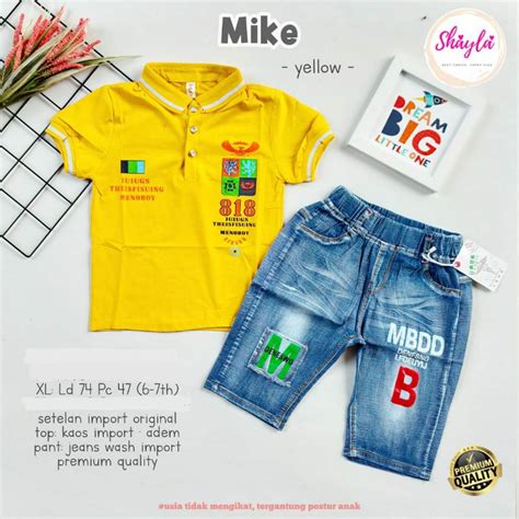 Jual Mike Set Usia 5 8 Tahun Shopee Indonesia