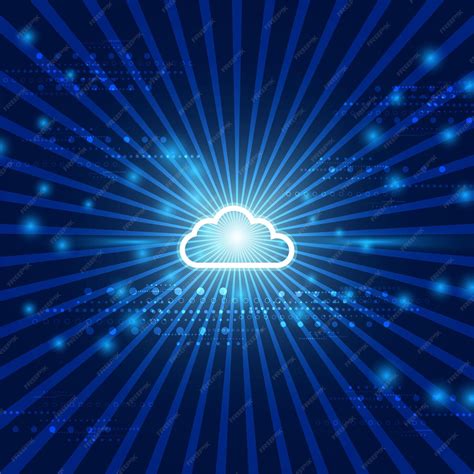 Premium Vector Cloud Computing Technology Concept Abstract Background Vector Illustration