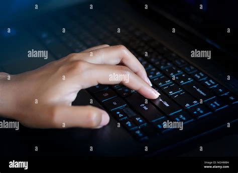 Press Enter Button On The Computer Business Communication Network World Map Send Message