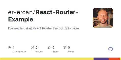 Github Er Ercanreact Router Example Ive Made Using React Router
