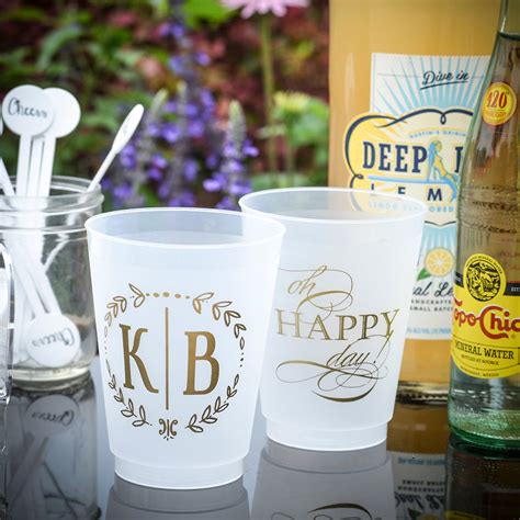 Personalized Shatterproof Party Cups Gb Design House