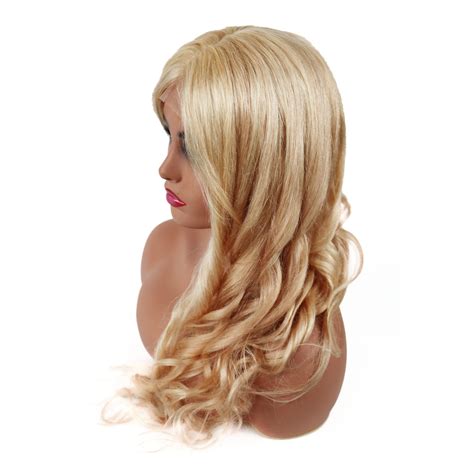 Youthful Fascinating Sexy Long Curly Lace Front Wig 100 Real Human