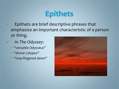 Ppt Introduction To The Odyssey By Homer Powerpoint Presentation