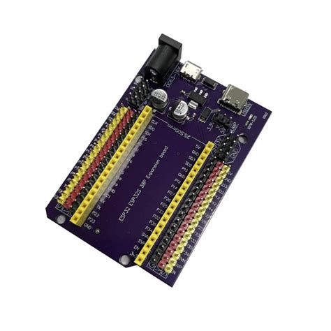 jual esp32s 38pin purple expansion board iot development nodemcu 32s