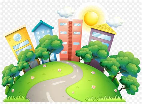 卡通建筑和街道png图片素材下载图片编号10693839 Png素材网