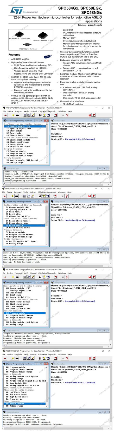 Freescale St Mpc58 Spc58 Programmer Mpc Spc 58xx Ecu