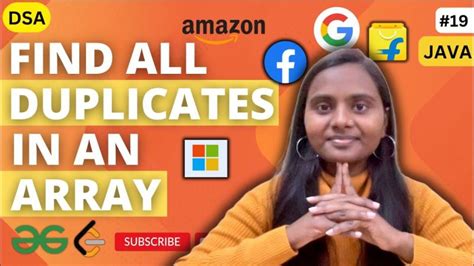 mansi singh on linkedin find all duplicates in an array arrays 💯