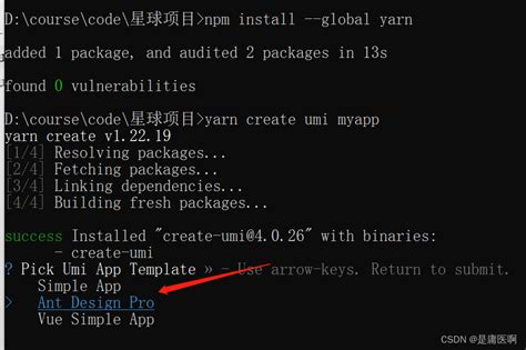 Yarn安装出现的问题导致run不起来fail Could Not Run Yarn Csdn博客