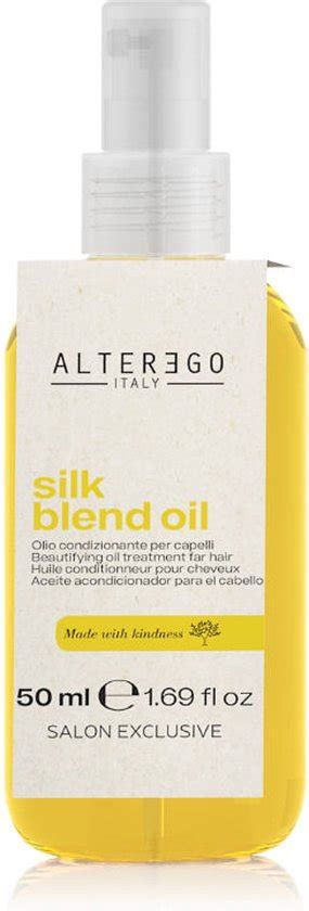 Alter Ego Silk Oil Blend Oil Ml Voedende Olie Voor Zacht En Glanzend Haar Bol