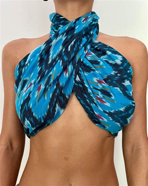 Halter Wrap Top The Ikat Story