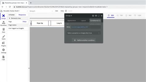 How To Build A Responsive Navbar In Bubble New Responsive Engine