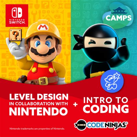 Nintendo Announces Coding Camp With Nintendo X Code Ninjas