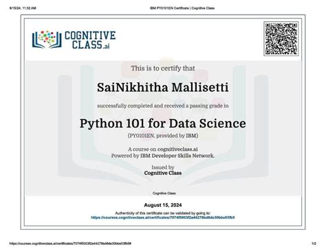 mallisetti sai nikhitha on linkedin learning datascience